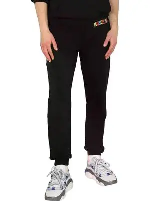 Moschino Logo-print Trousers - Black