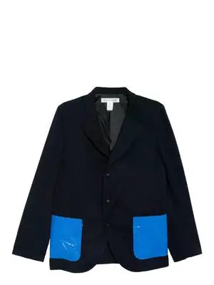 Comme Des Garçons Patch Pocket Jacket - Blue