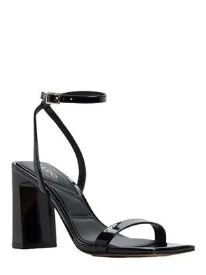 Aldo Azzira Ankle Strap Sandal - Black