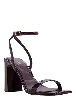 Aldo Azzira Ankle Strap Sandal - Bordo