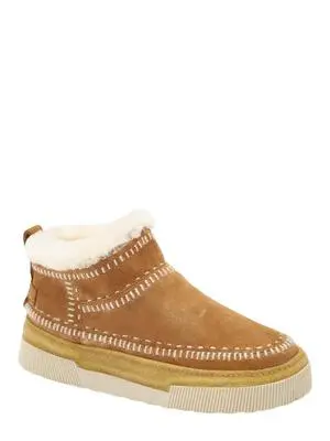 LAIDBACK LONDON Ronan 6.0 Genuine Shearling Lined Ankle Boots - Chestnut Suede/natural