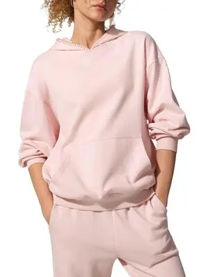 Lilysilk Silkerry™ Half-zip Hoodie - Blush-pink