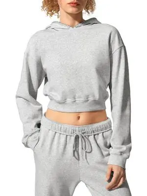 Lilysilk Seamflow Poise Pullover Hoodie Heather-grey