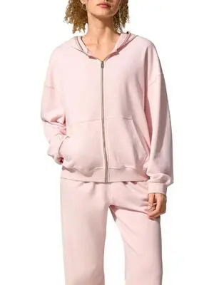 Lilysilk Silkerry™ Seamflow Verge Full-zip Hoodie - Blush-pink
