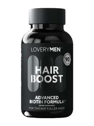 LOVERY Beard Growth Supplement - Black/ Gold