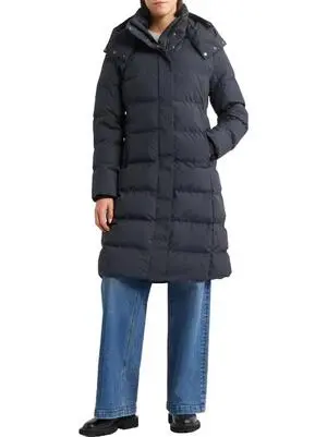 SAVE THE DUCK Helsinki Hooded Puffer Coat - Black