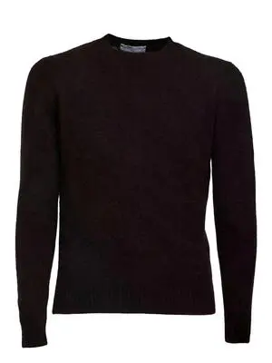 FILIPPO DE LAURENTIIS Crew-neck Cashmere Sweater - Brown