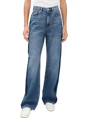 DL1961 Karmine Aura Refined Wide Leg Jeans - North Beach