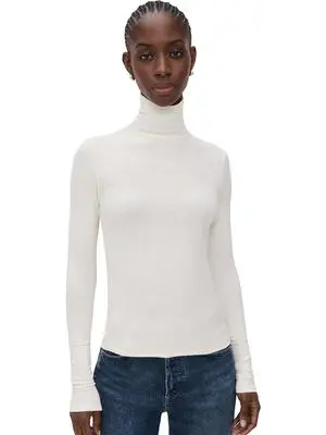 Joe's Jeans Tony Long Sleeve Top - Milk