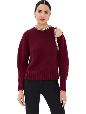 Simkhai Monroe Pullover - Oxblood