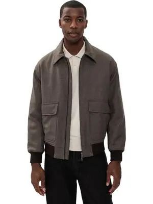 Theory Modern Aviator Jacket - Feather