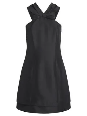 Claudie Pierlot Bow-appliqué Mini Dress - Black