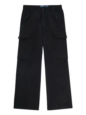Ralph Lauren Cotton Cargo Trousers - Black
