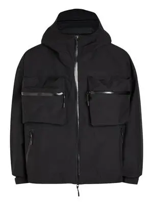 MKI MIYUKI ZOKU Waterproof Hooded Shell Jacket - Black