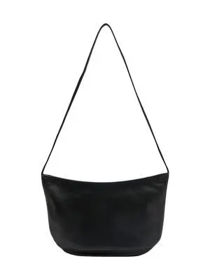 THE ROW Izzy Leather Cross-body Bag - Black