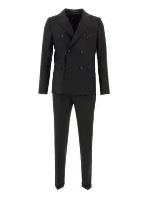 MARCHESANI Double-breasted Suit - Black