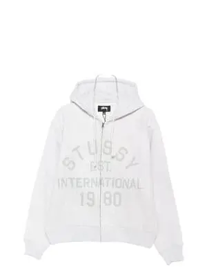 StÜssy Zip-up Hoodie - Grey