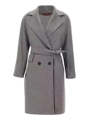 MAX MARA Astro Belted Double-Breasted Coat