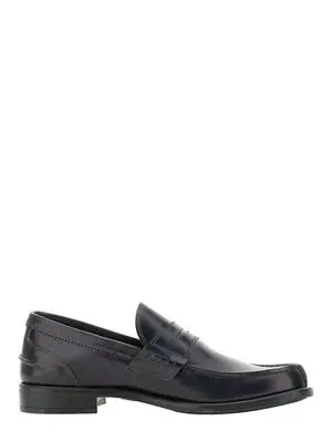 DUCA HERITAGE Monaco Leather Loafers - Black