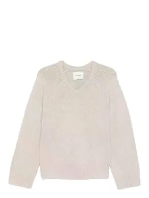 LISA YANG Oia V-neck Sweater - Neutrals