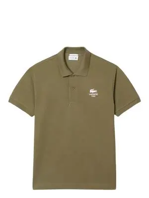 Lacoste L.12.12 Logo-embroidered Polo Shirt - Green