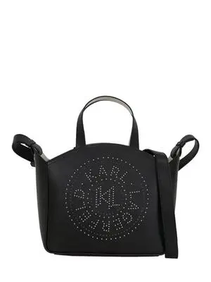 Karl Lagerfeld Small K/circle Studs Tote Bag - Black