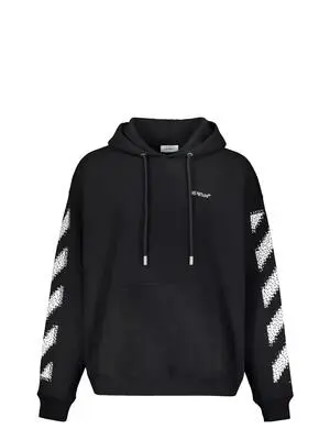 Off-White Logo-print Hoodie - Black