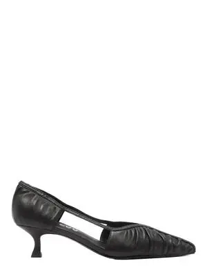 BIBI LOU 50mm Rigel Ruched Pumps - Black