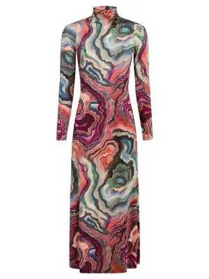 MARIE OLIVER Paxton Midi Dress Pink