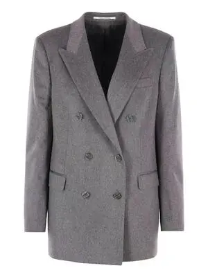 Tagliatore Double-breasted Coat - Grey