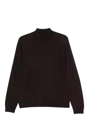 DANIELE FIESOLI Mock-neck Sweater - Brown