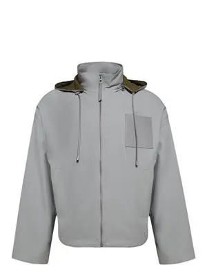 Loewe Hooded Cotton Jacket - Grey
