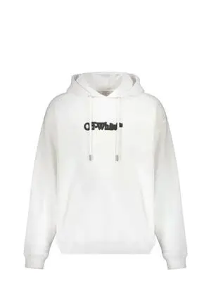 Off-White Logo-print Hoodie - White