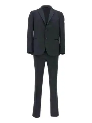 MARCHESANI Single-breasted Three-piece Suit - Blue