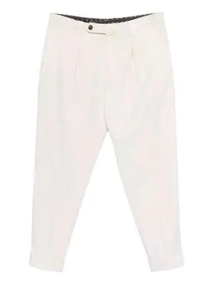 BERWICH Chiaia Gd Pleated Trousers - White