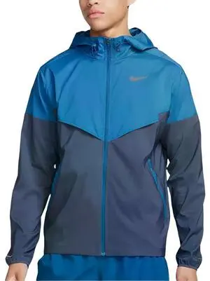 Nike Packable Windrunner Chevron Jacket - Blue
