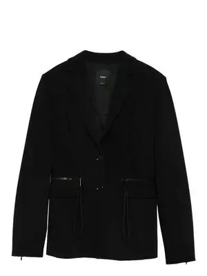 Pinko Faustina Zip-pocket Blazer - Black