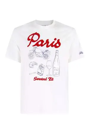 MC2 SAINT BARTH Paris Graphic T-shirt - White