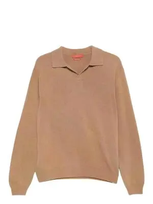 DANIELE FIESOLI Polo-collar Sweater - Brown