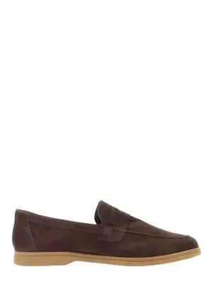 DUCA DEGLI ABRUZZI Amalfi Suede Loafers - Brown
