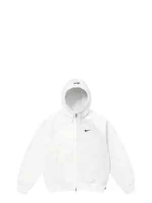 Supreme Zip Hooded Sweatshirt - White