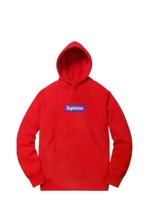Supreme Supreme X James Jebbia Box Logo Hooded Sweatshirt Red