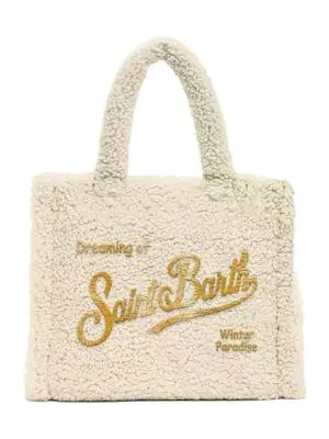 MC2 SAINT BARTH Faux-fur Tote Bag - Neutrals