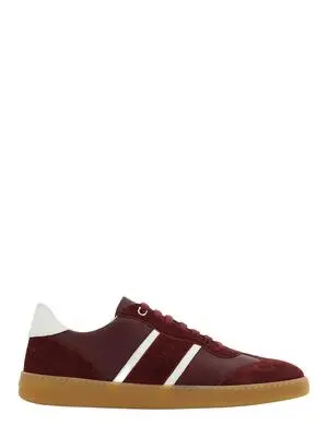 FERRAGAMO Low-top Sneaker With Signature Detail - Red