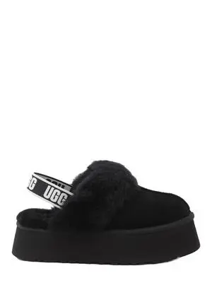 UGG Funkette Suede Slippers - Black