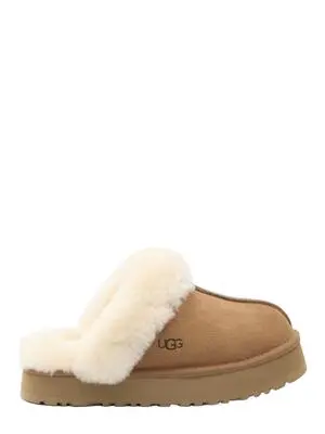 UGG Disquette Suede Slippers - Brown