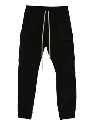 Rick Owens Drawstring Cargo Pants - Black