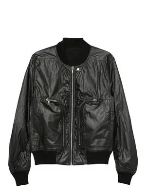 Rick Owens Zip-up Bomber Jacket - Black