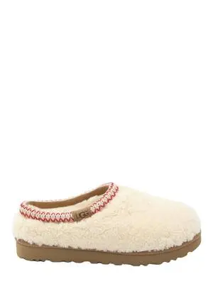 UGG Tasman Maxi Curly Slippers - White