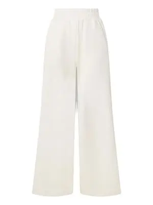 Varley The Extra Wide Leg Doublesoft Wide-leg Pants - Cream